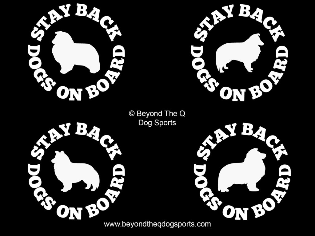 Dogs On Board Decals Now Available - Beyond The Q Dog Sports